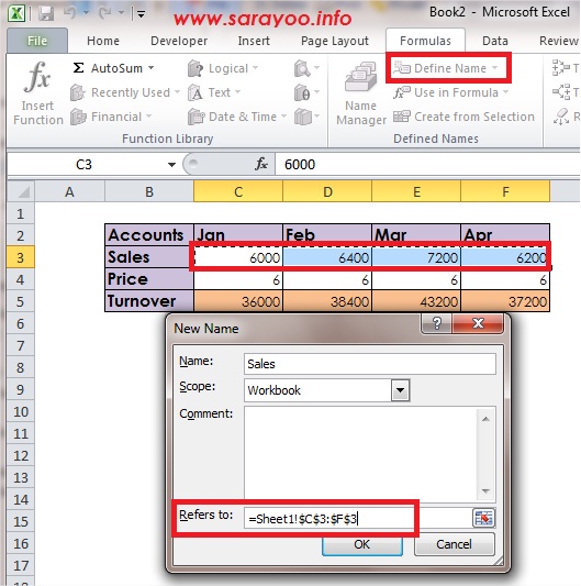 How to Use Names in Excel Formula and Make it Easier to Understand ...